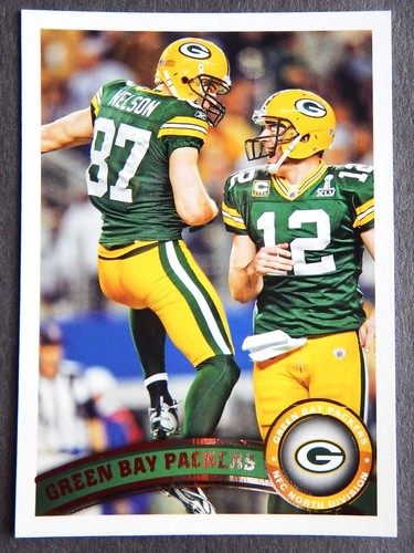 Packers Team Leaders #84 Topps 2011 Football Card (Green Bay Packers ...
