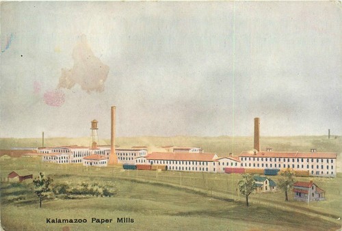 Michigan Kalamazoo Paper Mills Simplicity Factory Industry Postcard 22 ...