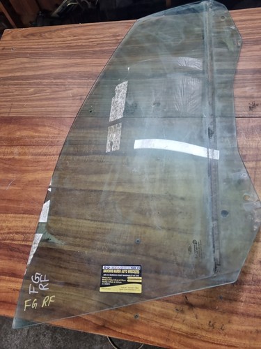 FORD FG FALCON RIGHT HAND FRONT DRIVERS DOOR / WINDOW GLASS GENUINE ...