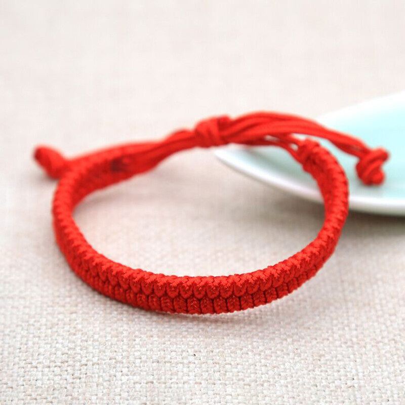 1/5Pcs Women Lucky Red Thread Bracelet Adjustable Braided Rope Knots ...