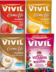 VIVIL Sugar Free Hard Candy Sweets - 4 x 60g MIXED PACK ASSORTED ...