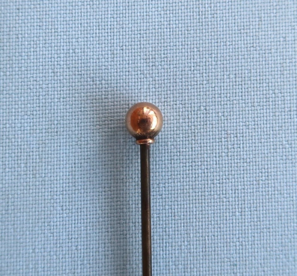 Rose Gold Victorian Hat Pin & Gold Ball Hat Pin | eBay