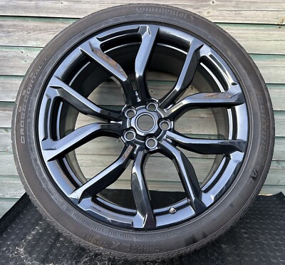 GENUINE 22" RANGE ROVER SPORT SVR 5038 ALLOY WHEEL BLACK WITH ...