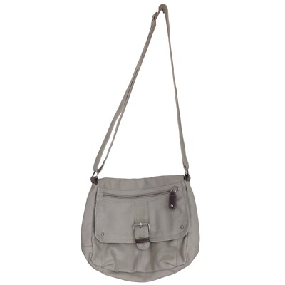 Joe Boxer Crossbody Beige Canvas Satchel Bag | eBay