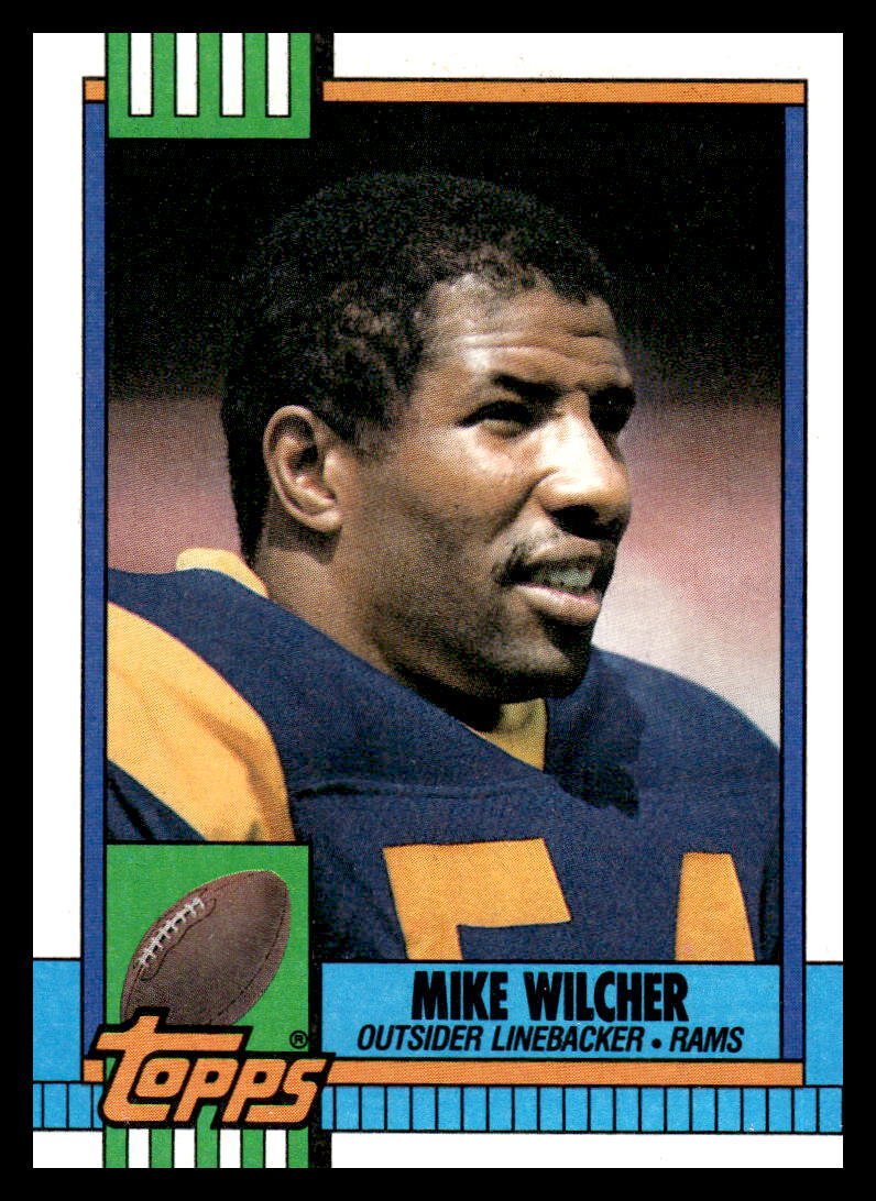1990 Topps Mike Wilcher #80 Los Angeles Rams Football Card | eBay