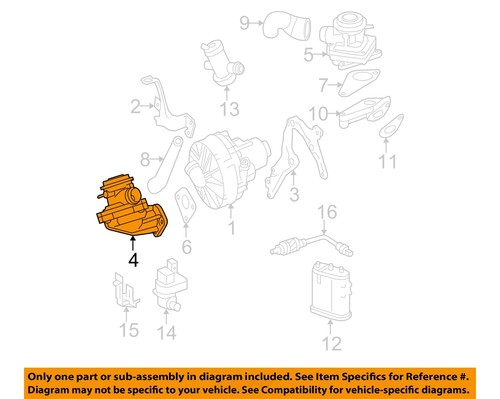 MERCEDES OEM 06-11 ML350 A.I.R. System-Check Valve 0021408360 | eBay