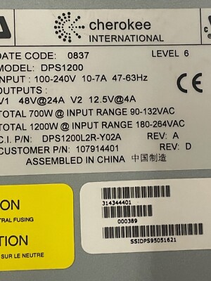 STORAGETEK SL3000 SL8500 314344401 / 107914401 1200W 48V PSU | eBay