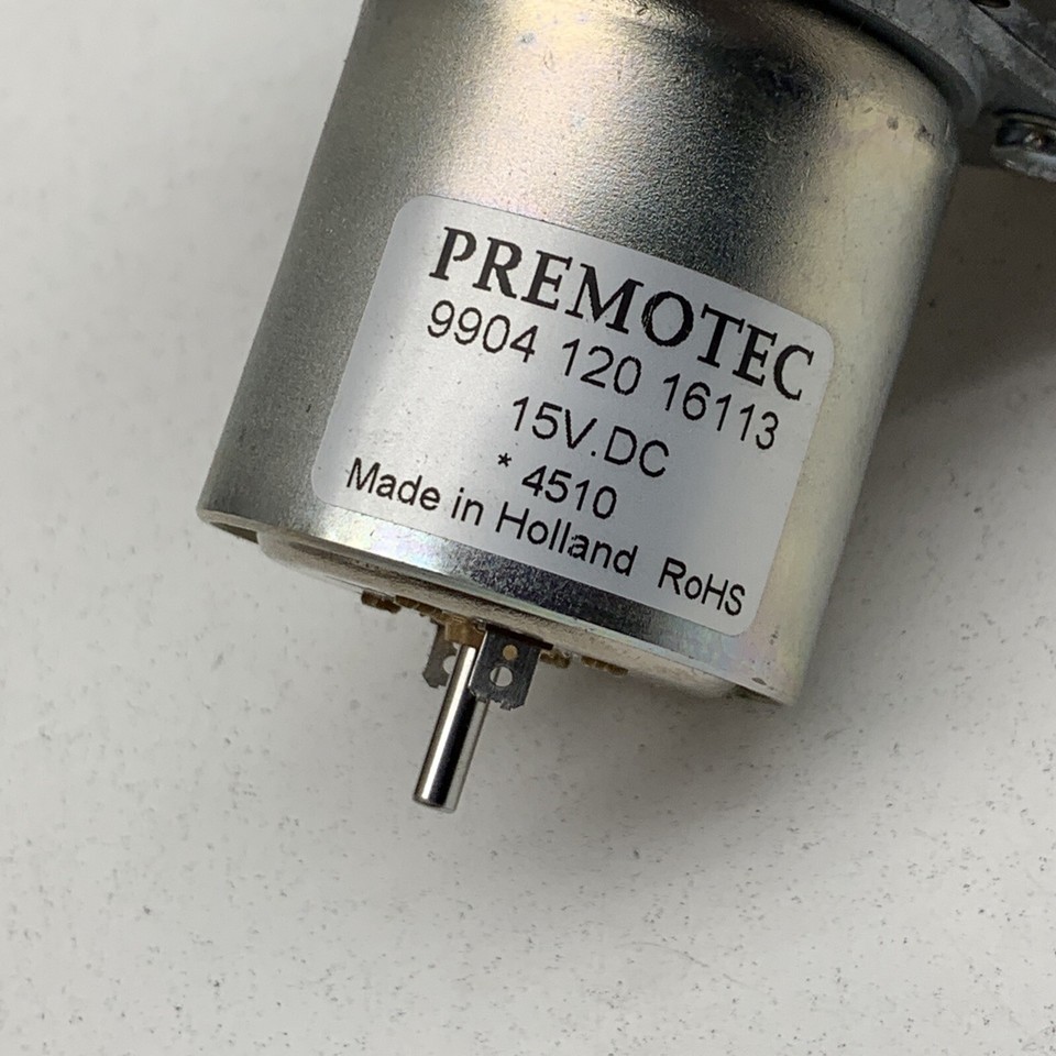 Premotec 9904 120 16113 Motor 15VDC with McLennan Servo 9912 Gearhead ...