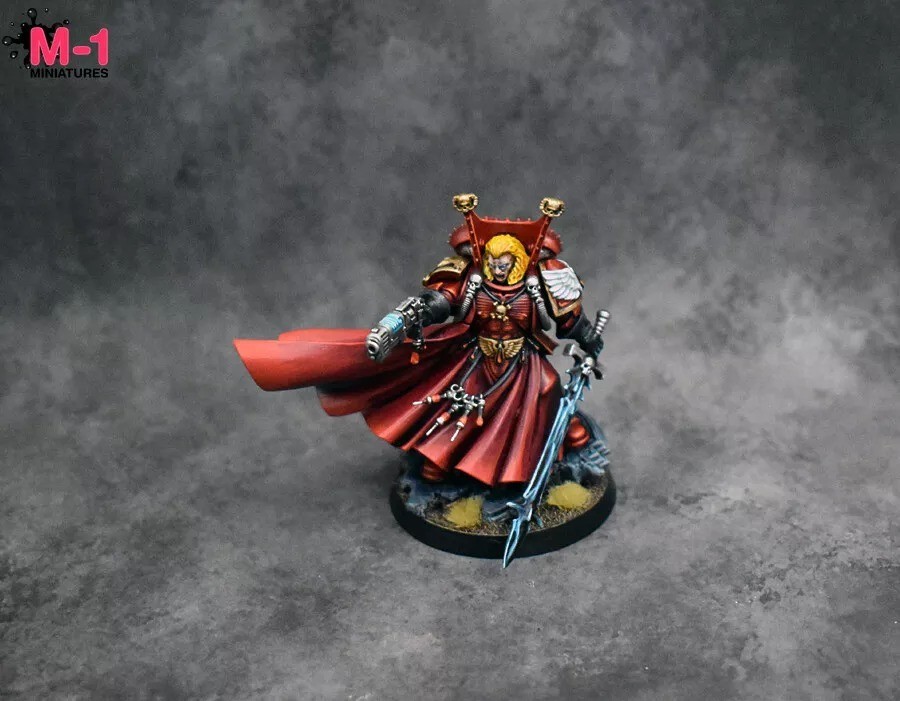 Warhammer 40k Primaris Space Marines Blood Angels Mephiston M1 painted ...