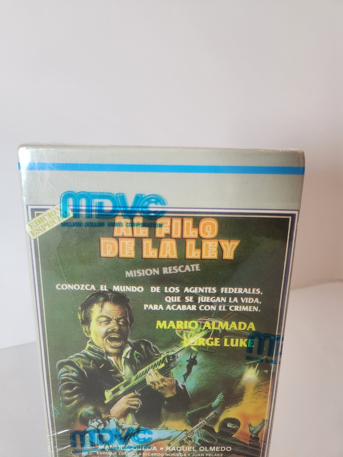 Al Filo De La Ley MDVC Rare Mexican Oop HTF Action 1986 VHS Slip Cover ...