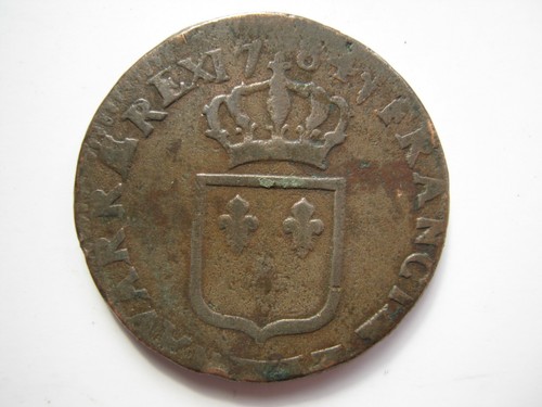 France 1784-W copper Sol NF | eBay