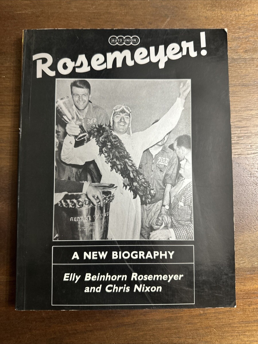 Bernd Rosemeyer Black And White History — Bernd Rosemeyer Leans On