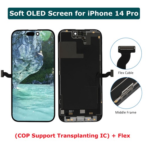 Soft OLED For iPhone 14 Pro LCD Display Touch Screen Assembly ...