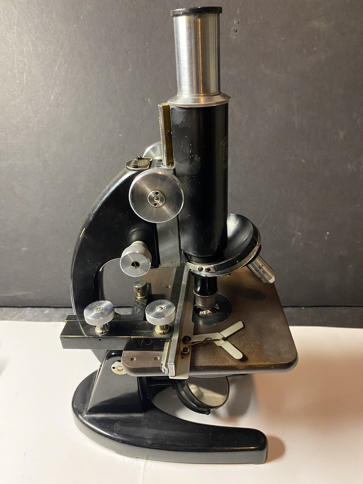 WINKEL-ZEISS GOTTINGEN MICROSCOPE,CARL ZEISS BINOCCULAR,VERY RARE CASE ...