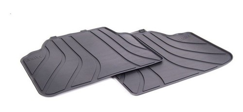 BMW Rear Rubber Mats E90 E91 Pair of All Weather Black Mats Genuine ...