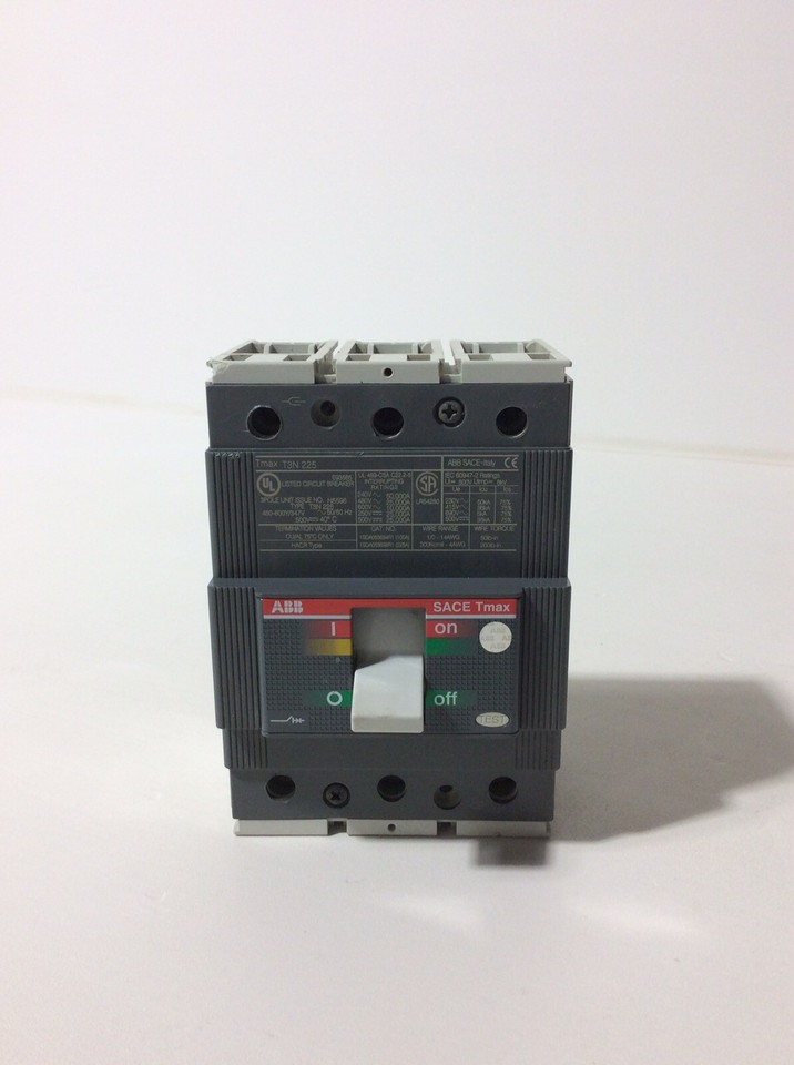 ABB Tmax T3N 225 600V 225 AMP Circuit Breaker 3P | eBay