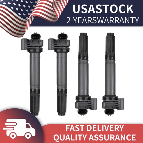 4PCS Quality Ignition Coils for OEM 2012-2016 Fiat 500 1.4L L4 ...