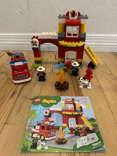 Lego Duplo Town Fire Station 10903 - 100% Complete with Instructions | eBay