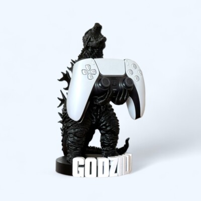Godzilla Gaming Controller Stand Holder - Desk Organizer Kaiju Gift for ...