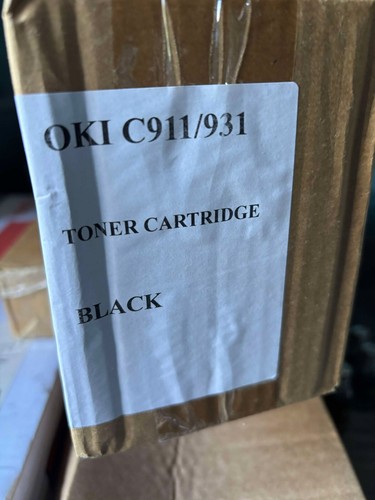 OKI C911/931 BLACK Toner Cartridge | eBay