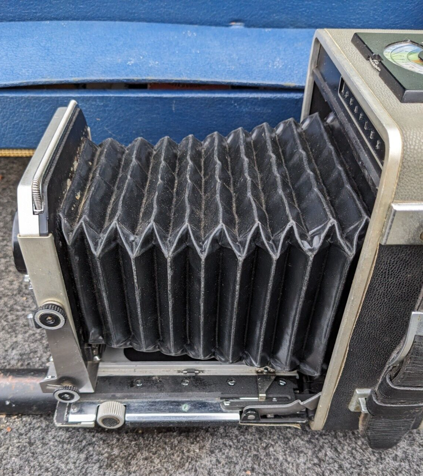 Graflex 4x5 Super Speed Graphic Camera Kit with Flash Backs Case | eBay