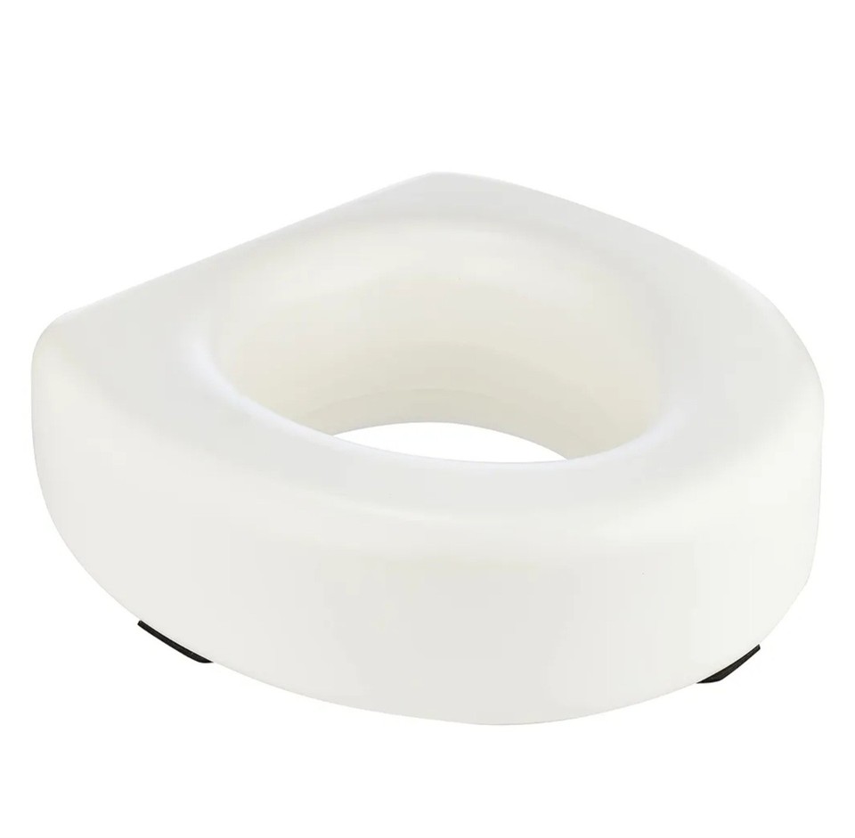 HealthSmart Enhanced Comfort 5" Raised (Round) Toilet Seat Risers for ...