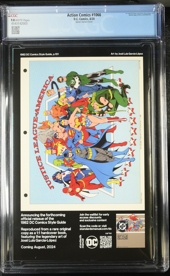 Action Comics 1066 1:25 Mark Spears Lobo Cover CGC Graded 9.8 | eBay