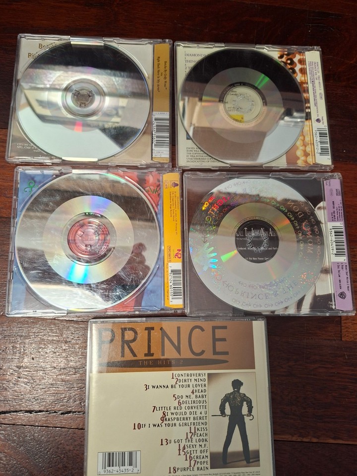 4 CD SINGLES AND 1 ALBUM PRINCE SYMBOL | eBay Australia