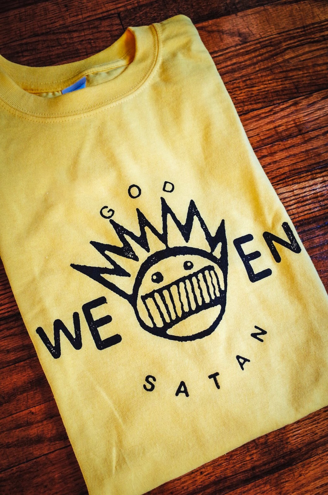 Vintage God Ween Satan Yellow T-Shirt, Boognish, GodWeenSatan, Mollusk ...