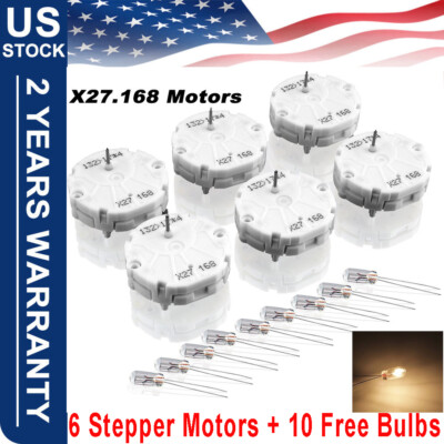 6PCs GM GMC Stepper Motor Speedometer Gauge Repair Kit Cluster 10 Bulbs ...