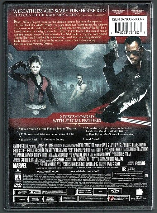 Blade Trinity Dracula Symbol