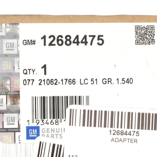 OEM NEW 2001-2019 Cadillac Chevrolet GMC Engine Oil Cooler Adapter ...