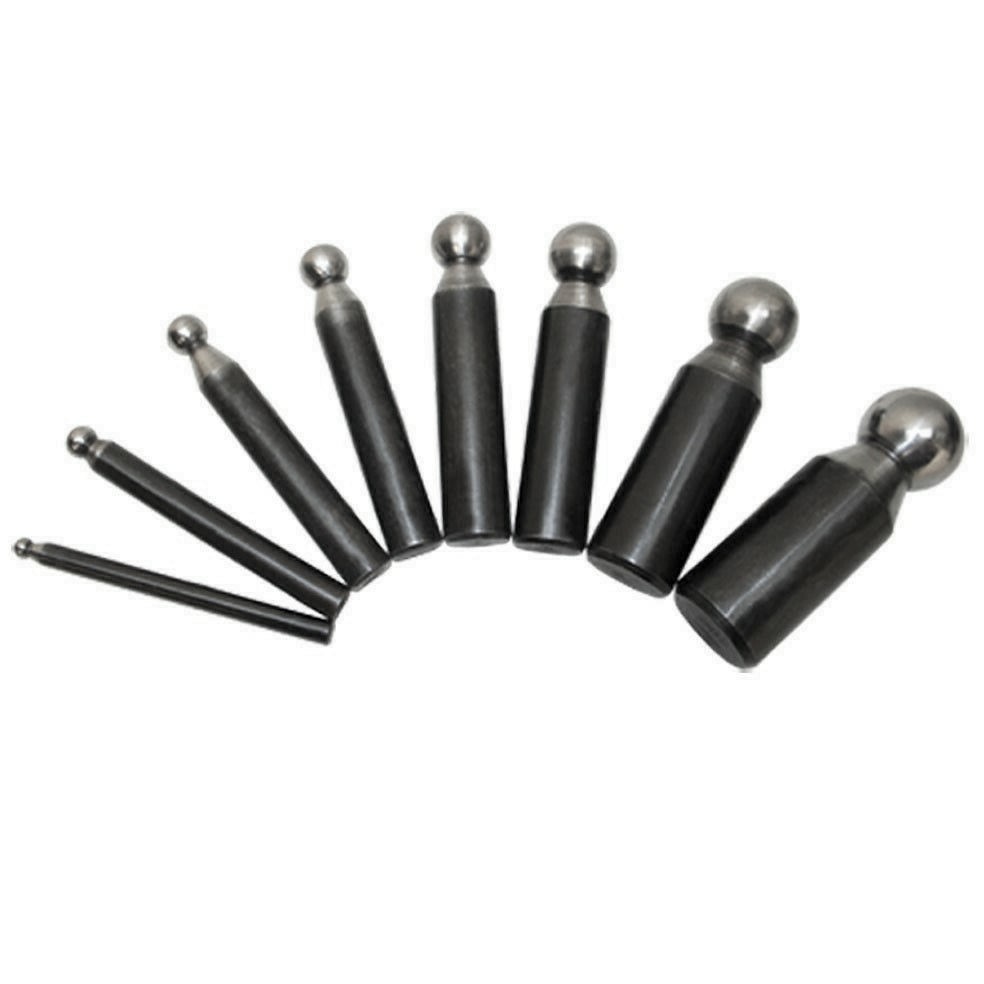 10 Piece Dapping Punch Set Forming Block & Punches Jewelry Making ...