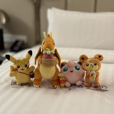 Pokemon Center Taipei Exclusive 4 Types Of Stuffed Animals Set | eBay