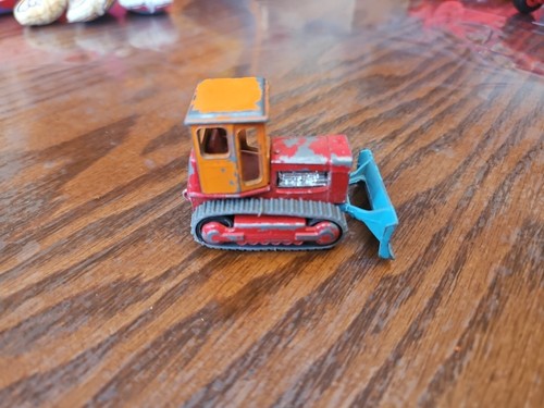 playart 1:64 BULLDOZER Dozer Crawler Hong Kong Red Orange Blue Rubber ...