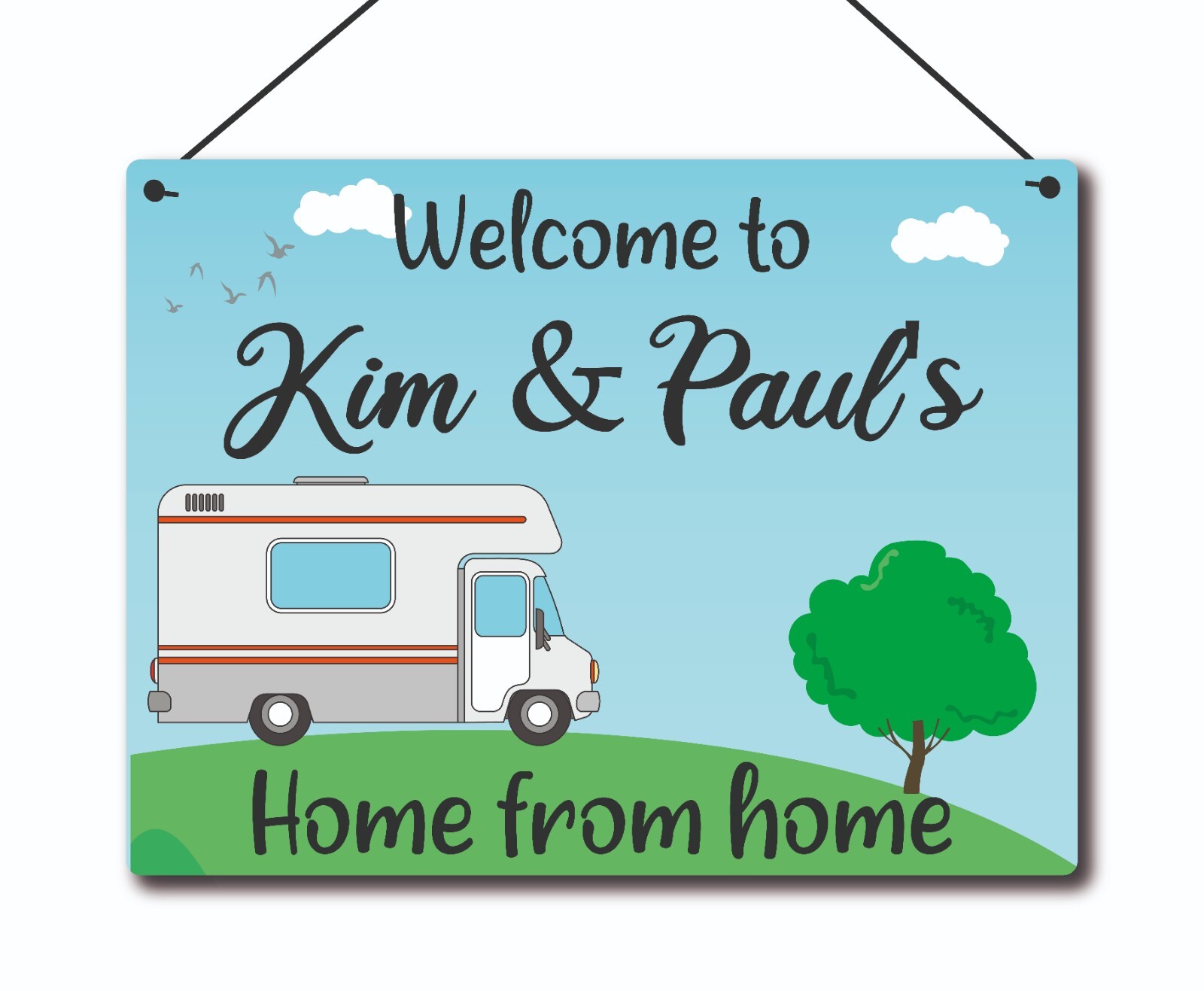 Personalised Motorhome Sign Plaque Gifts, a5 size 20 x 15cm | eBay UK