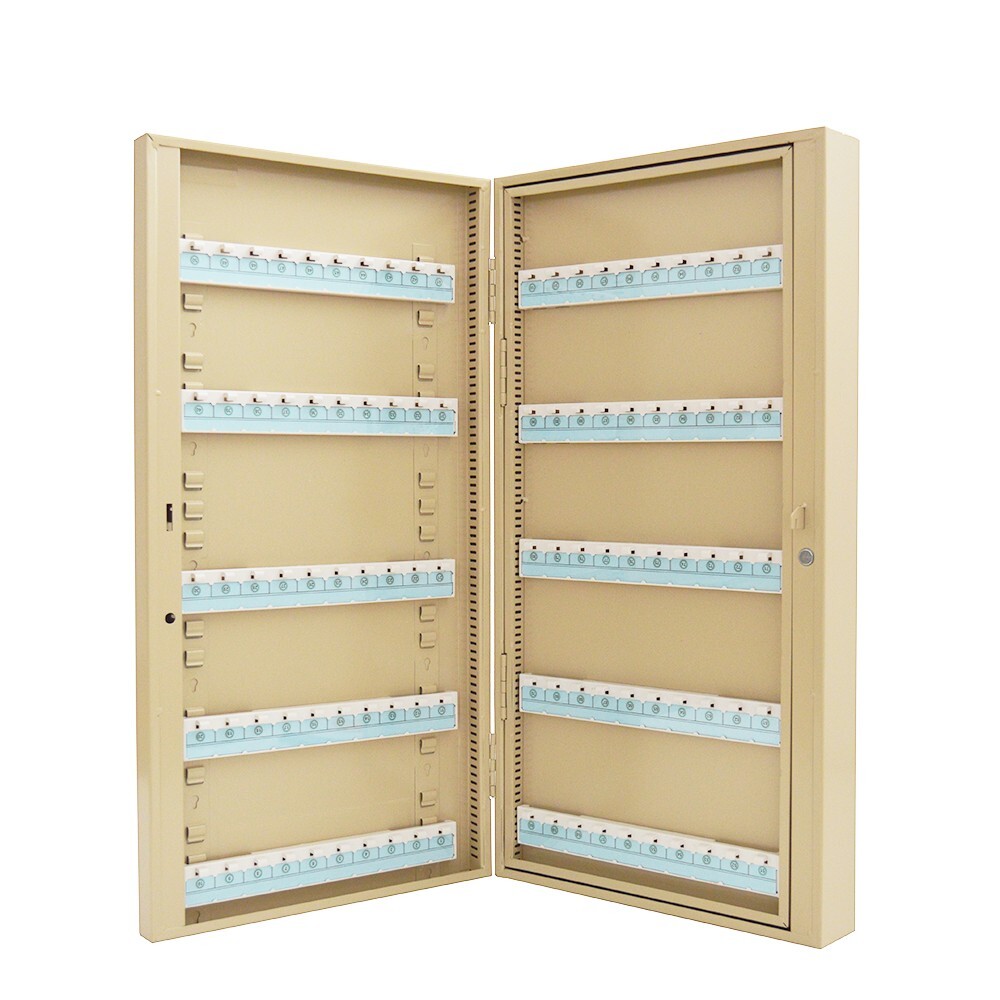 200 Hooks Wall Mount Key Beige Cabinet Storage Iron Steel Key Box With ...