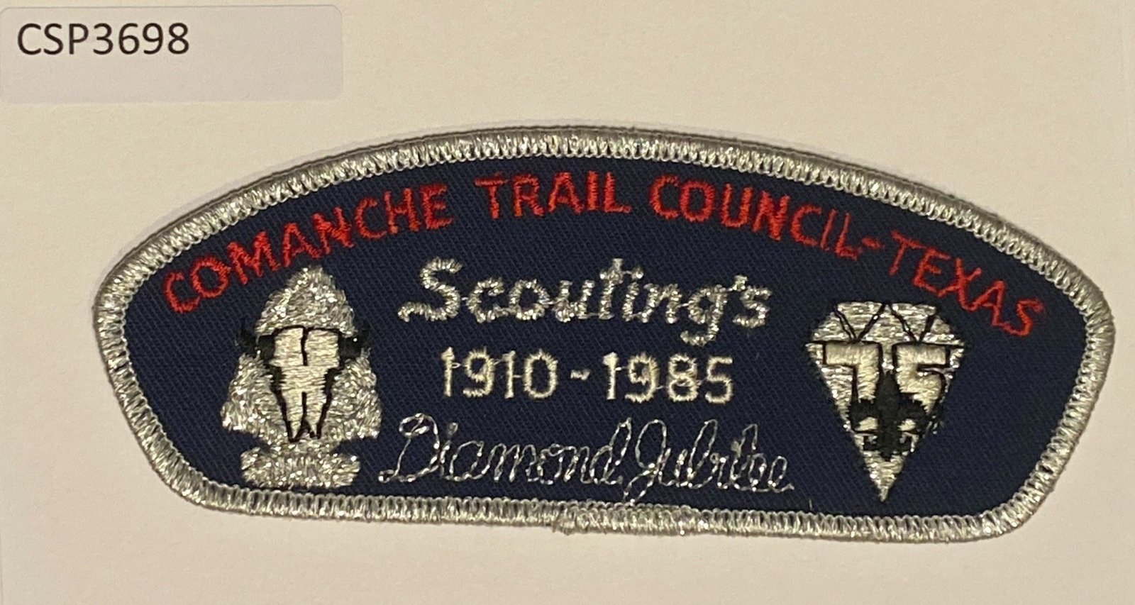 Boy Scout Comanche Trail Council 1985 75th Anniversary CSP | eBay