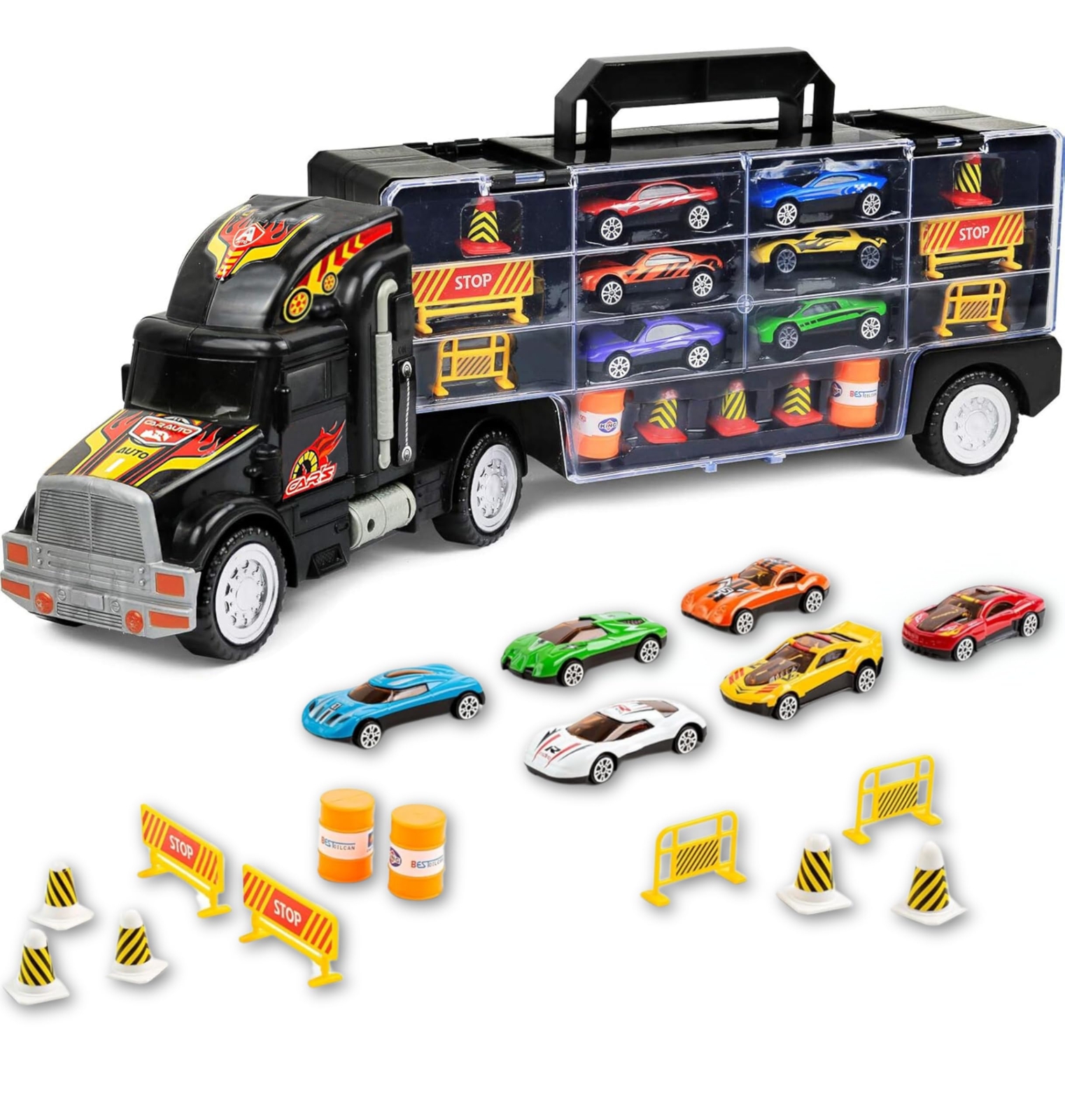 Toy Truck Transport Car Carrier Toy for Boys and Girls Age 3-10 yrs Old ...