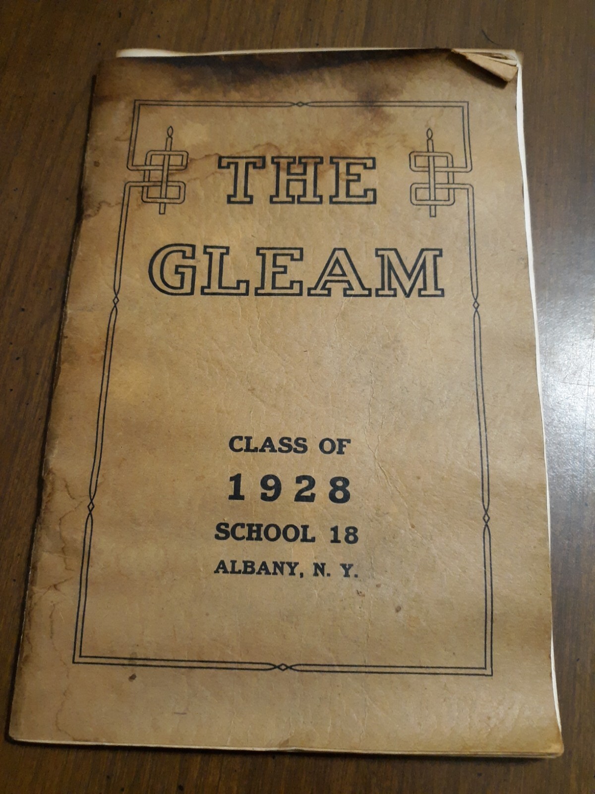 The Gleam Class Of 1928 School 18 Albany, NY Yearbook | eBay