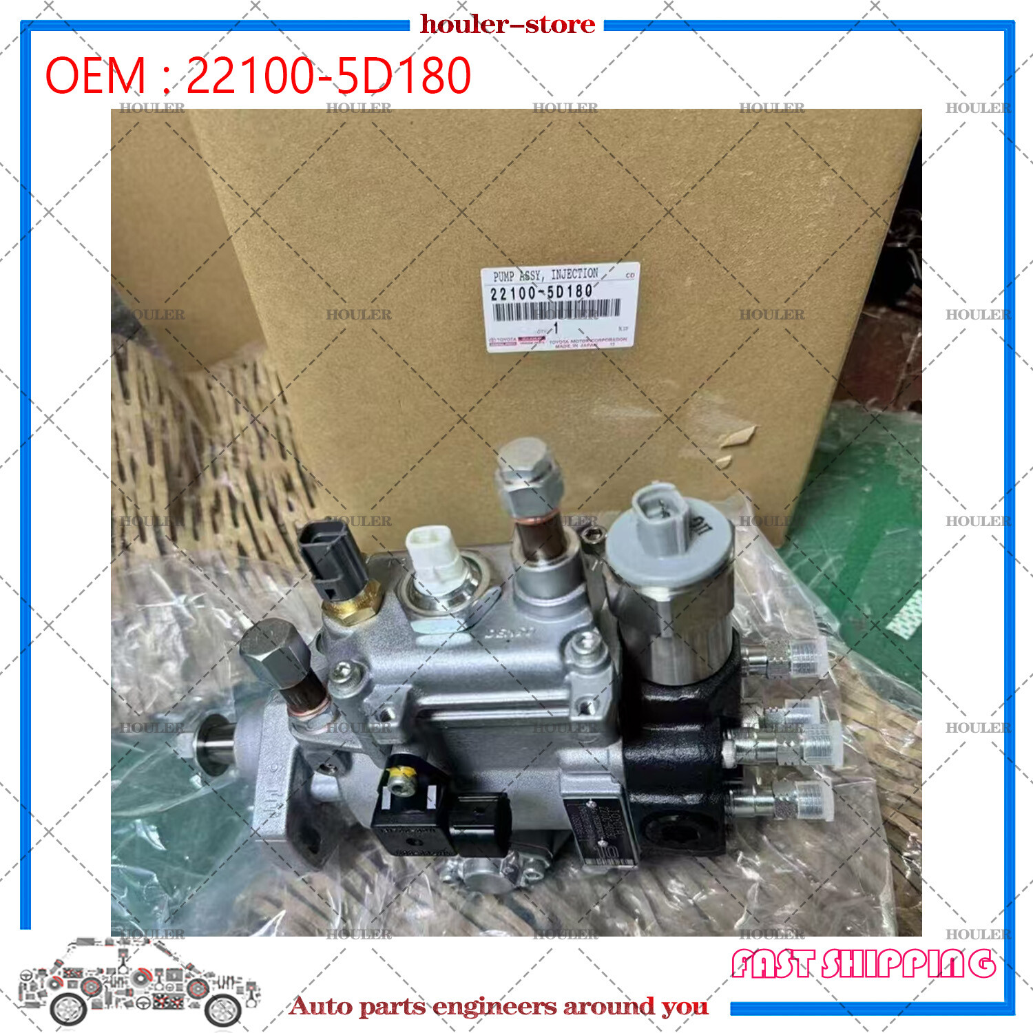 Gen-uine OEM 22100-5D180 Toyota 5L 5LE Diesel Injection Supply Fuel ...