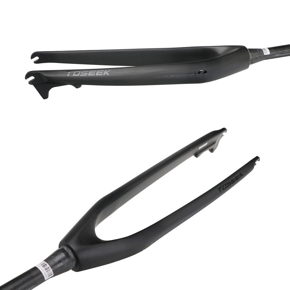 TOSEEK 26/27.5/29in Carbon Fiber Bicycle Fork MTB Bike Tapered Rigid ...