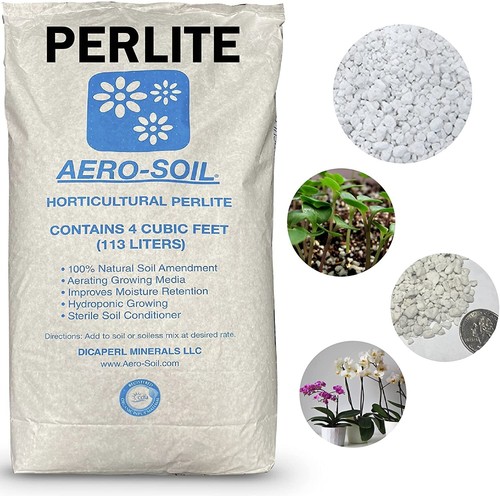 AeroSoil Perlite Horticultural Soil Additive – Seed Starter - Coarse 4 ...