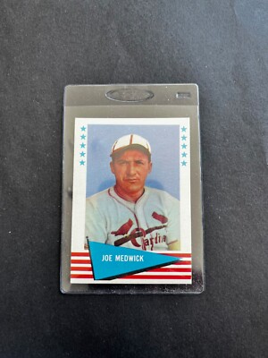 1961 Fleer Baseball Greats Joe Medwick #61 *Cardinals* | eBay