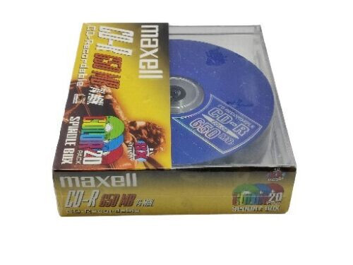 Maxwell blank CD-R 20 Pack 650 Mb Recordable New | eBay