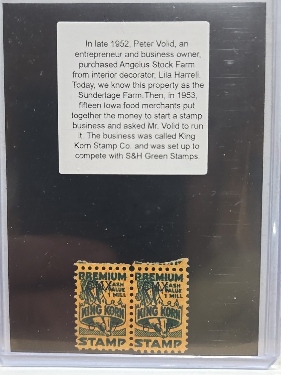 Vintage King Korn Premium Trading Stamps - 2183 | eBay