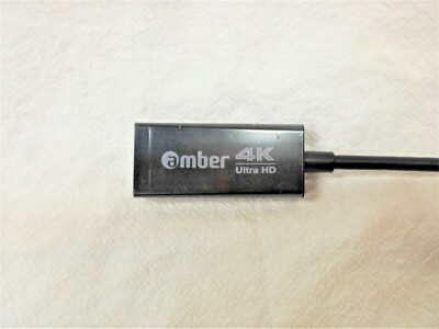 Amber USB-C To Display Port Connector 4K Ultra HD | eBay