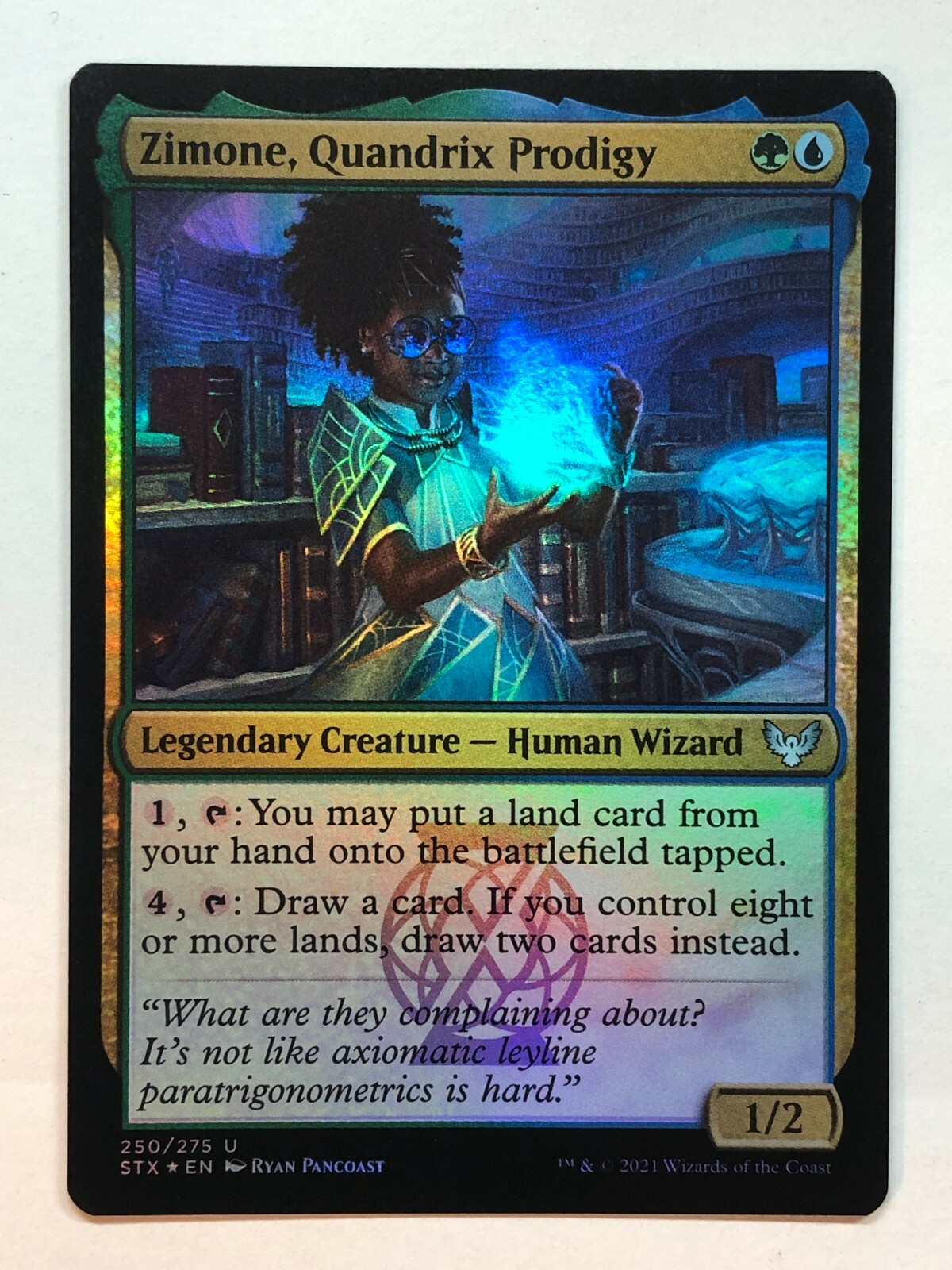 MTG Zimone, Quandrix Prodigy Strixhaven: School of Mages 250/275 Foil ...