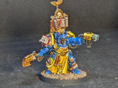 Warhammer 40k Space Marines Painted Imperial Fist Librarian In ...