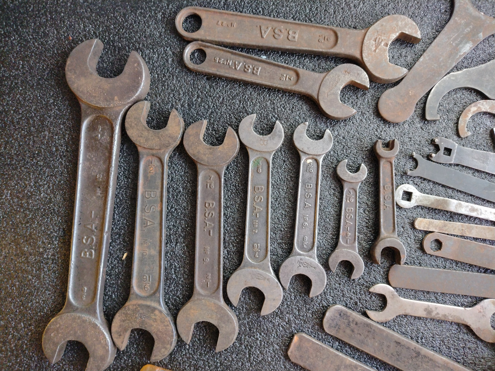 BSA Motorcycle & BENTLEY Spanner Wrenches ToolKit Vintage & rare ...